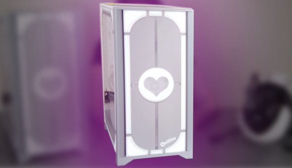 This Portal cube gaming PC build deserves all the cake