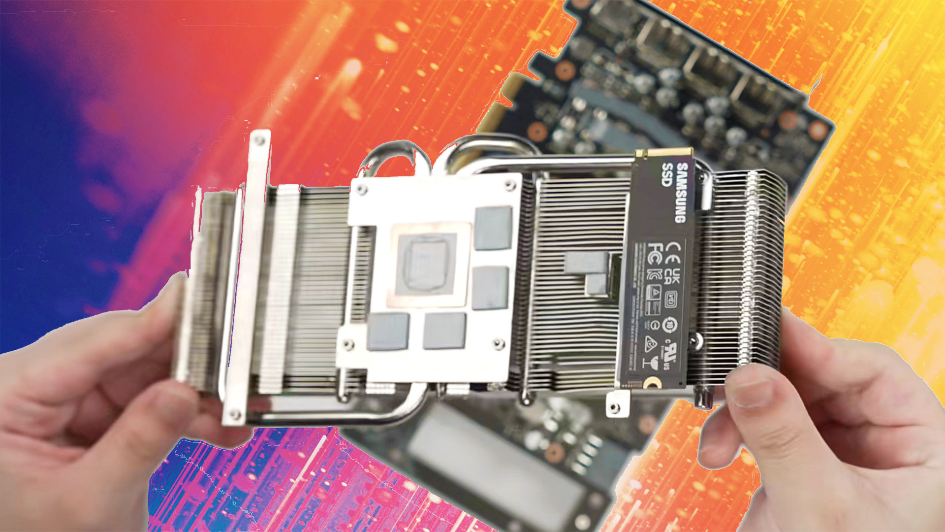 Asus fits M.2 SSD to graphics card